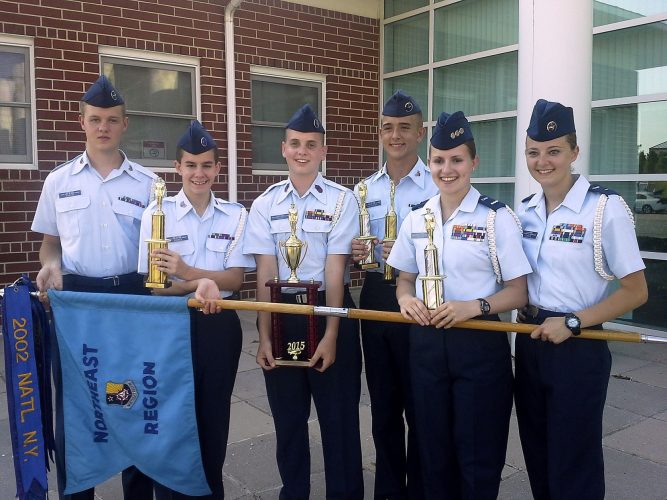 CAP Color Guard takes first at Northeast Region Competition - The Almanac